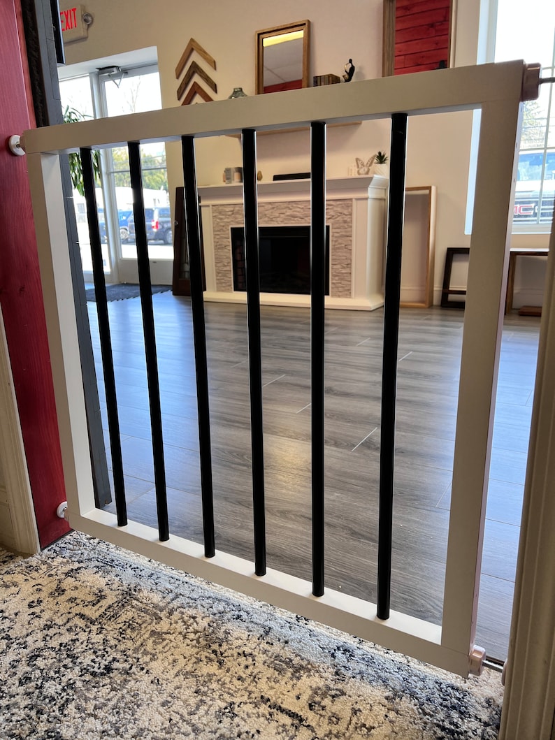 Pressure Mounted Spindle Gate Pet Security Gate Modern - Etsy