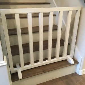 Mid Century Modern Stand Alone Baby Gate - Room Divider - Pet Gate ...