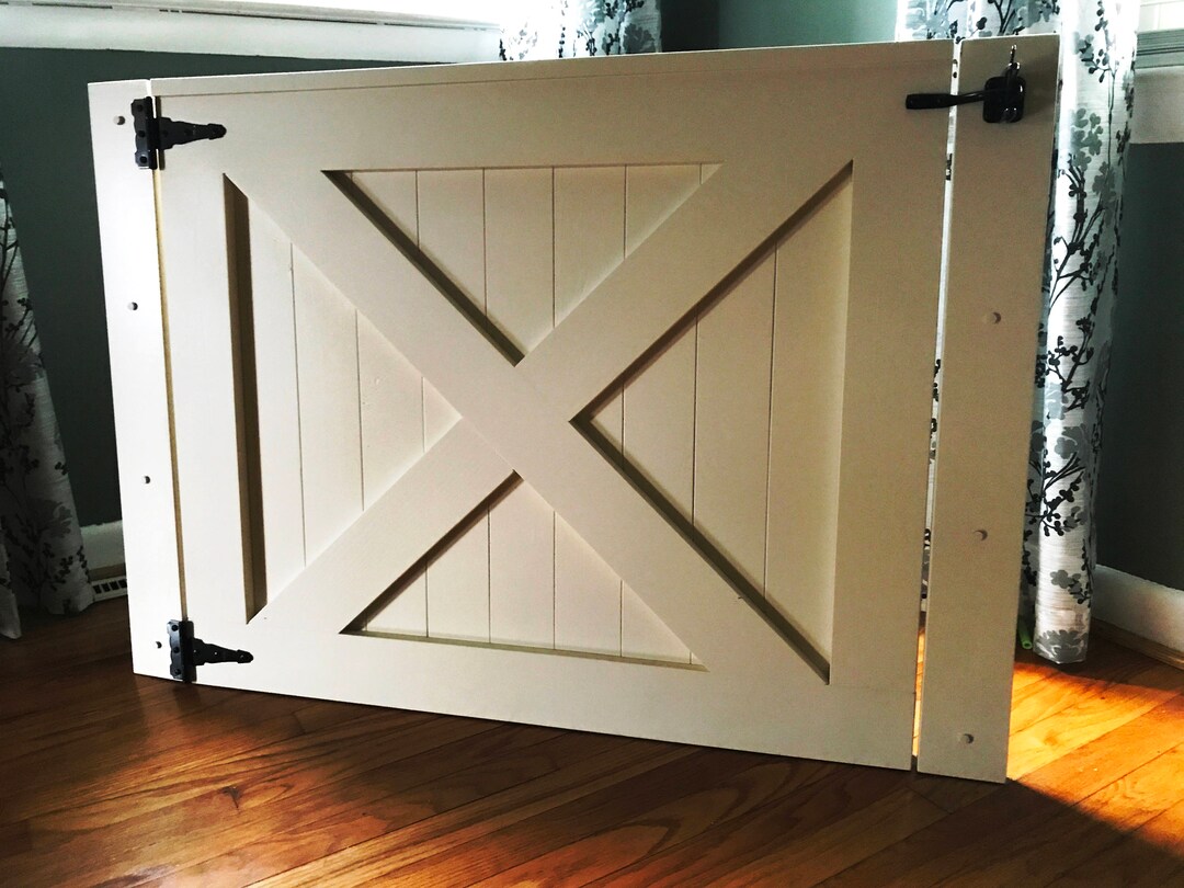 Pet Security Gate Barn Door Baby Gate Custom Modern Gate - Etsy