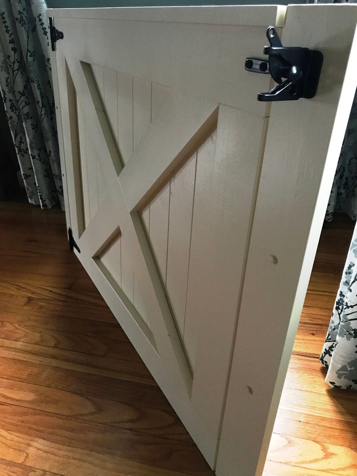 Pet Security Gate Barn Door Baby Gate Custom Modern Gate | Etsy