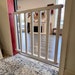 Pressure Mounted Chevron Gate Pet Security Gate Modern Baby Gate Child ...