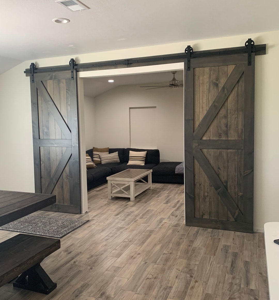 Classic Barn Doors – Any Size – Hardware + Header Included – Interior ...
