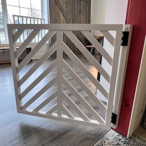 Modern Style Pet or Baby Gate - Made to Fit - Pet Security Gate ...