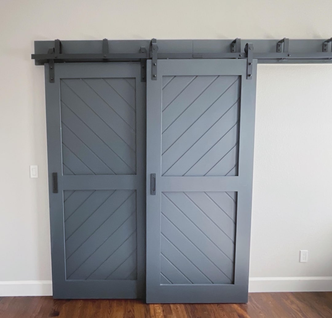 Half X Barn Doors – Any Size – Hardware + Header Included – Interior ...