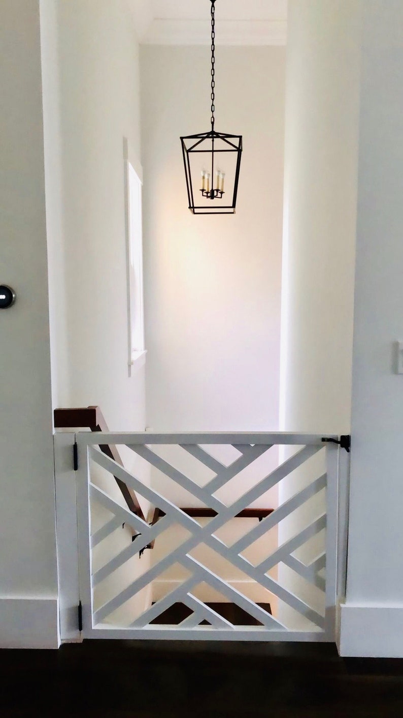 Geometric Gate Pet Security Gate Modern Baby Gate Made | Etsy