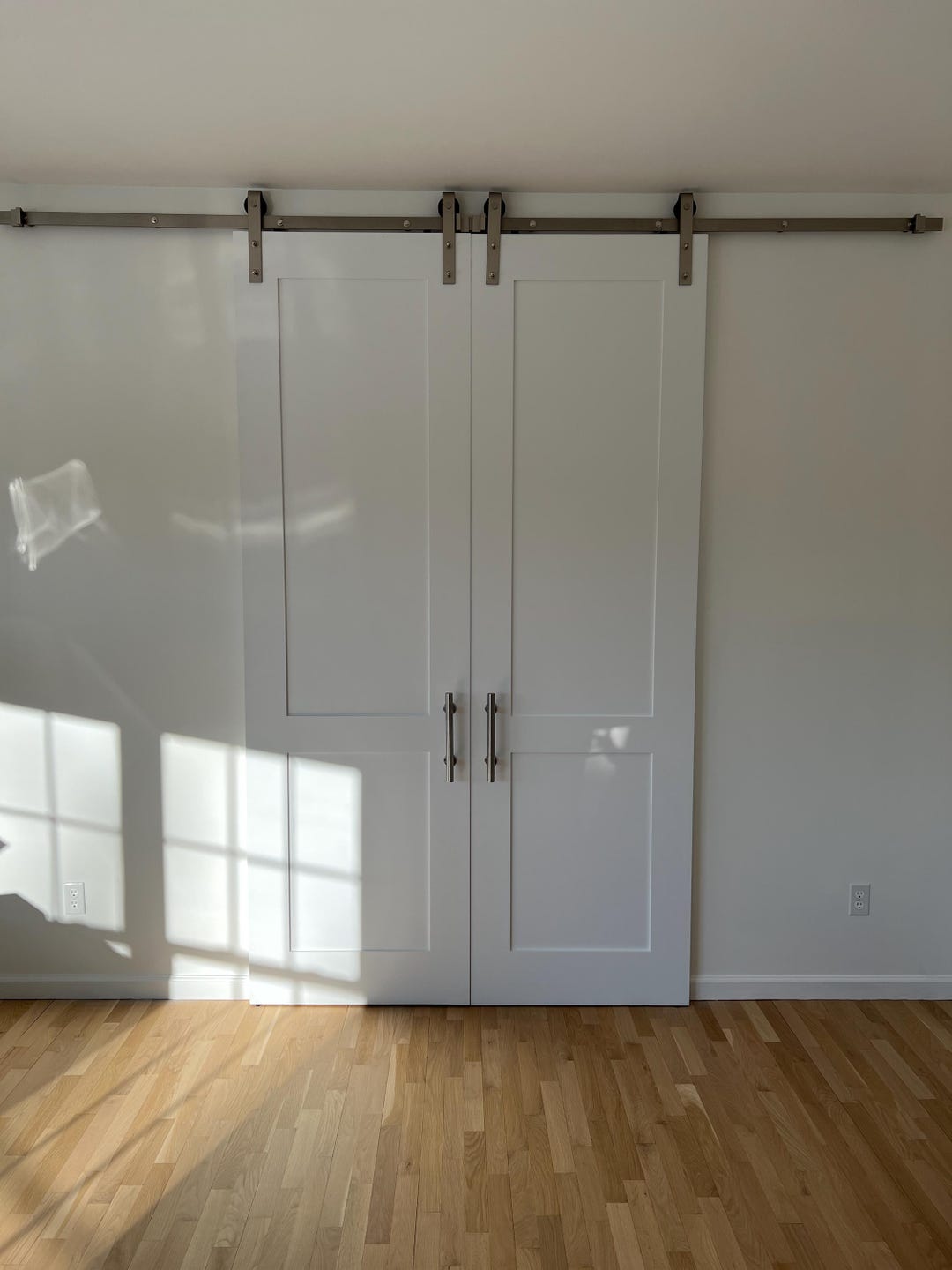 Shaker Barn Doors – Any Size – Hardware + Header Included – Sliding ...