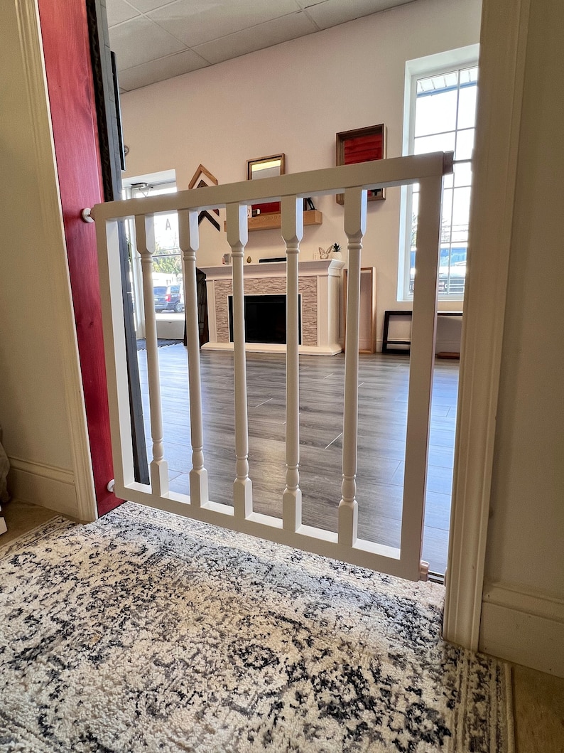 Pressure Mounted Spindle Gate Pet Security Gate Modern - Etsy