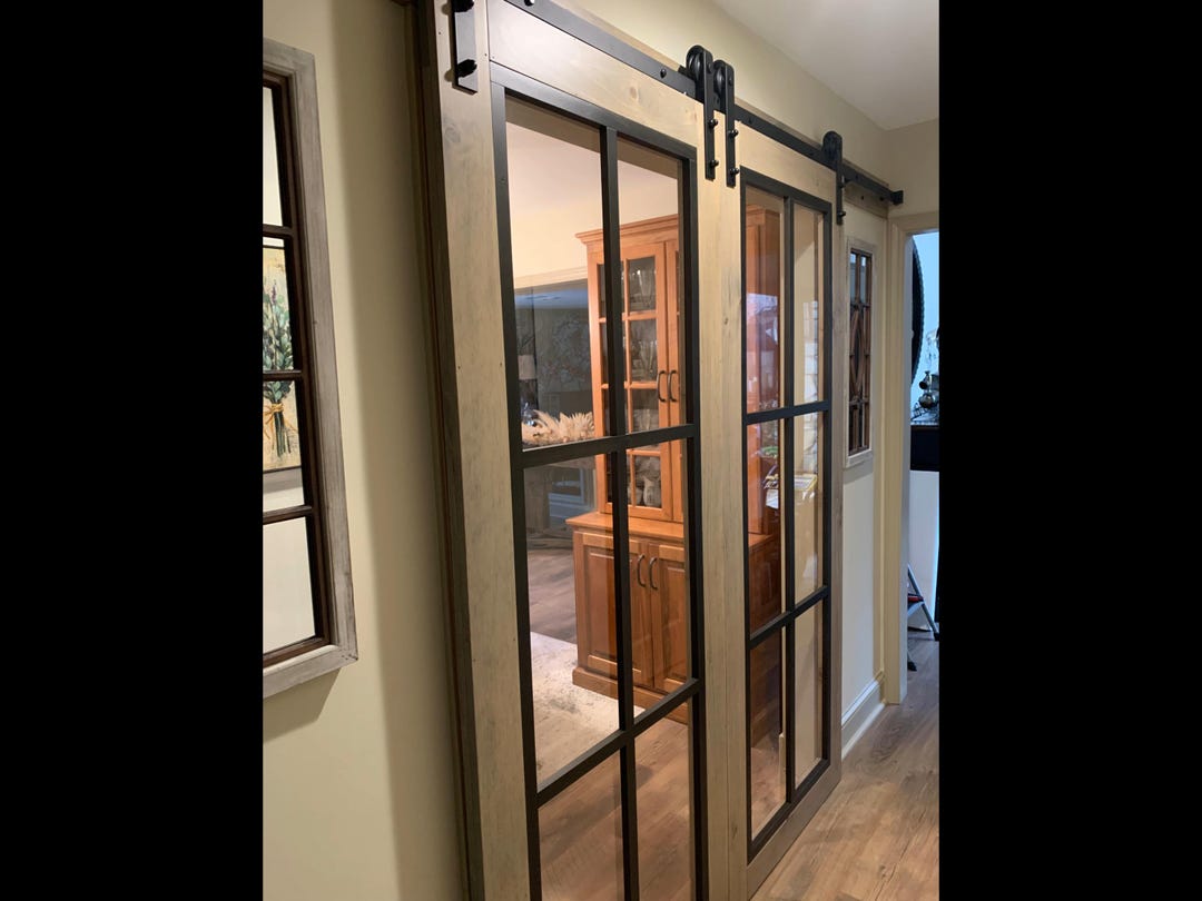 French Style Barn Doors – Any Size – Hardware + Header Included ...