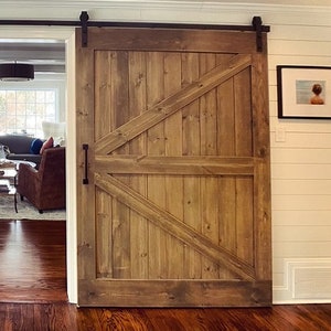 Classic Barn Doors – Any Size – Hardware + Header Included – Sliding ...