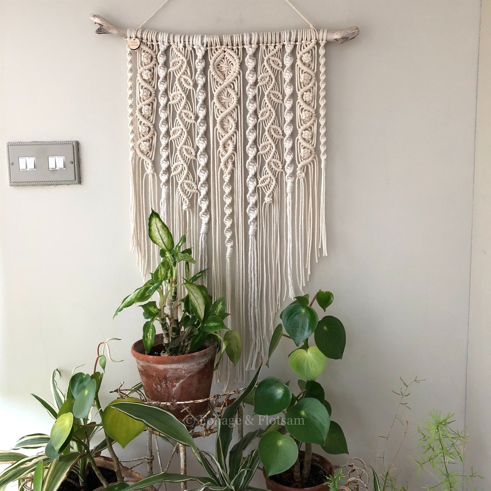 Intricate macrame wall hanging Bohemian woven wall decor | Etsy