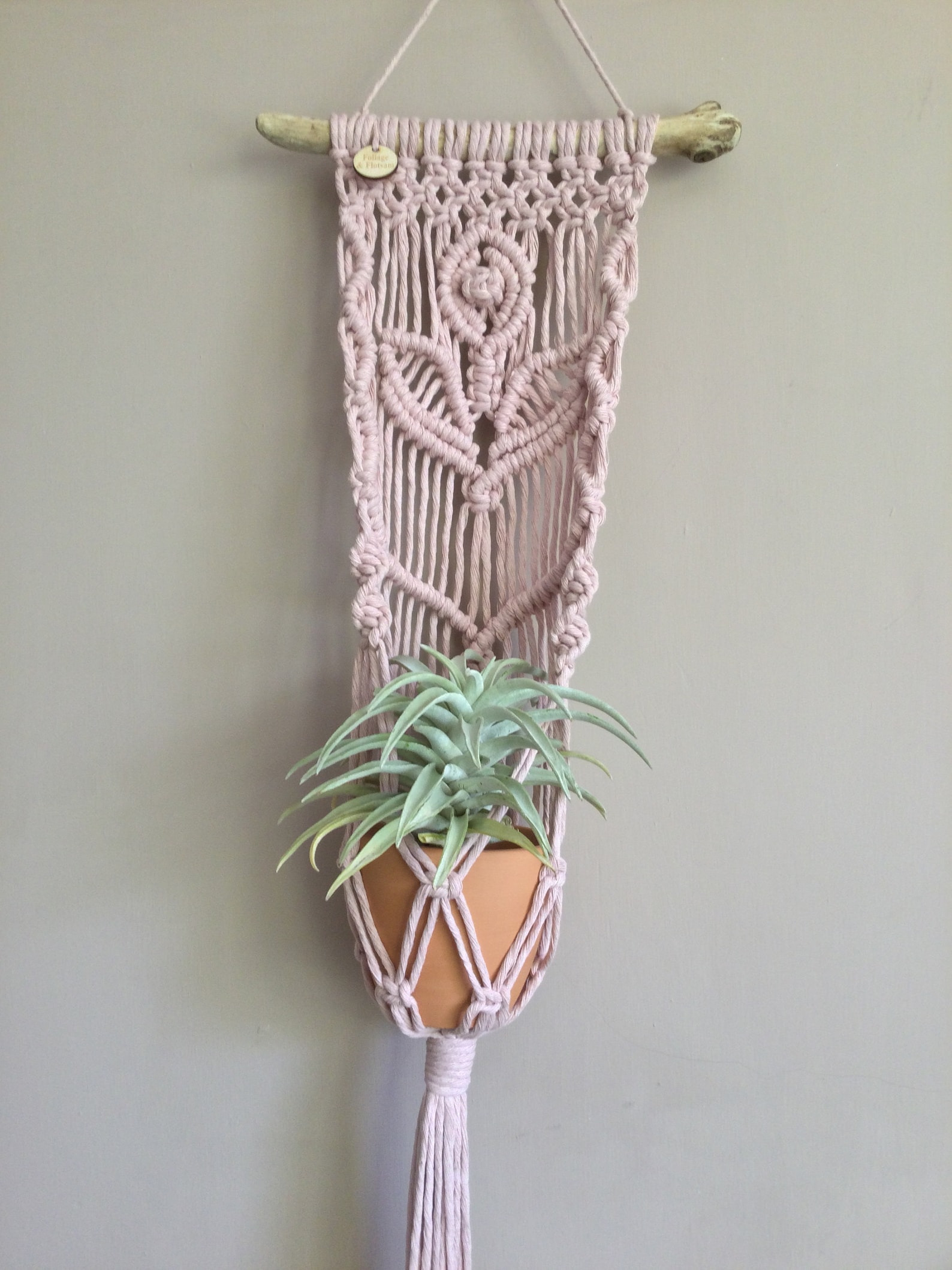 Macrame wall planter boho hanging plant pot | Etsy