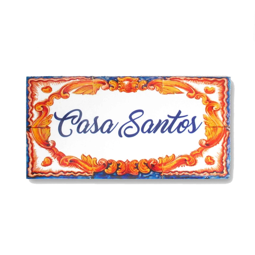 The Spirit of Fado Portuguese Family Tile Ceramic House Sign Family ...