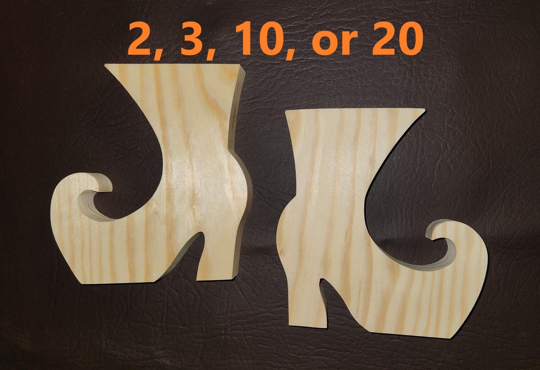 Witch's Boot Cutouts - Etsy