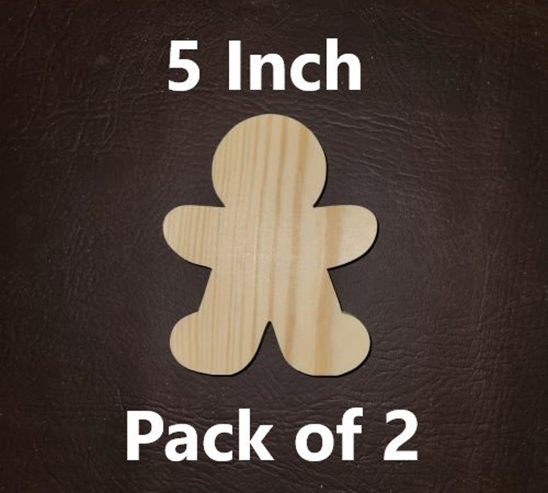 5 Inch Gingerbread Man Cut Outs... Packs of 2 - Etsy
