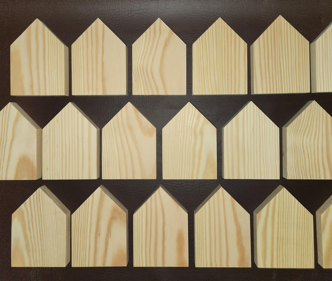 24 Wood House Shapes - Etsy