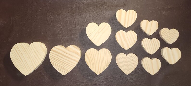 12 Pc Heart Assortment - Etsy