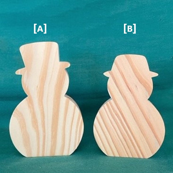 Unfinished Wood Snowman Shelf Sitters - Etsy