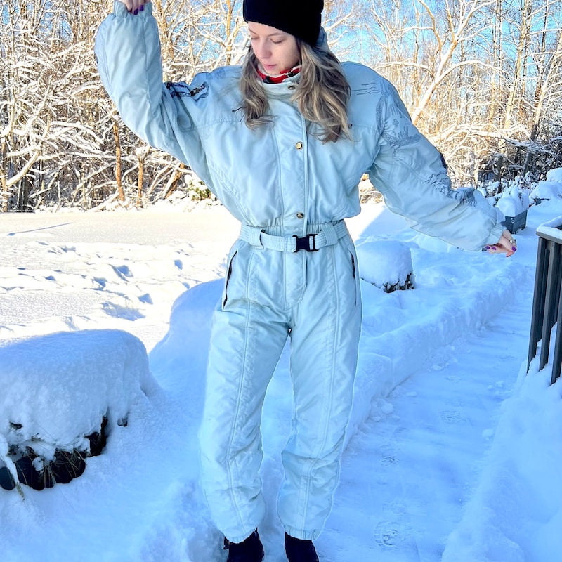 Vintage Snow Suit Medium - Etsy