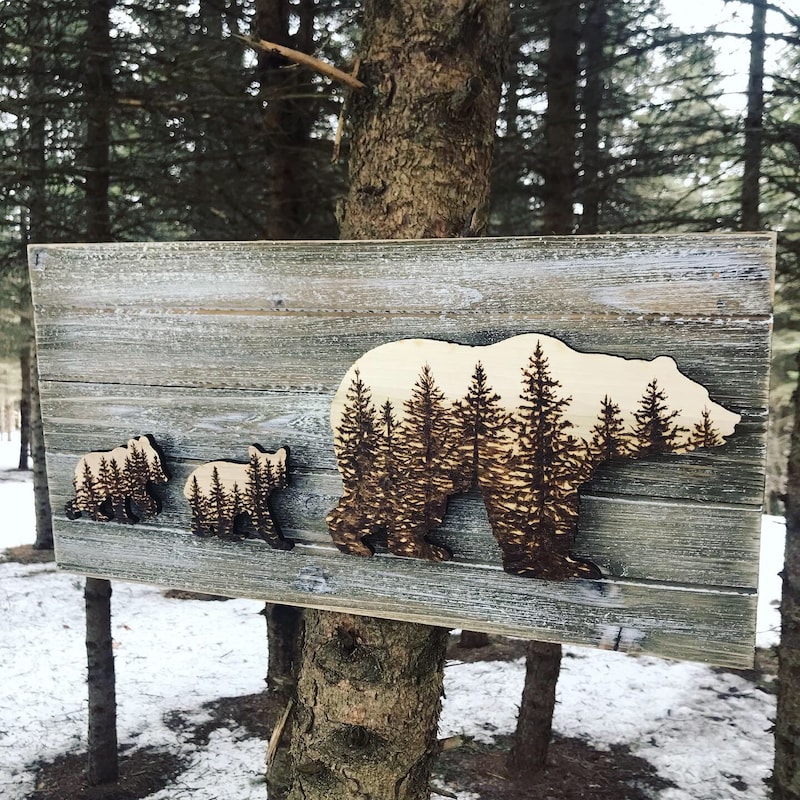 Wood Burned Art - Etsy