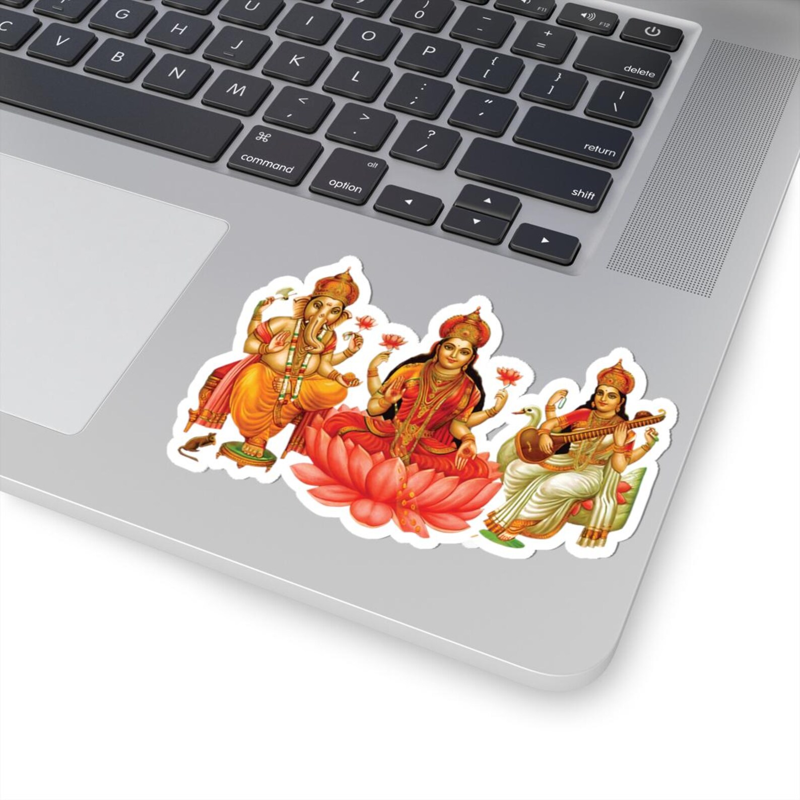 Ganesha, Lakshmi & Saraswati Hindu Deities Spiritual Laptop Sticker ...