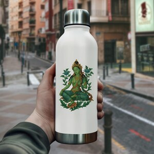 Green Tara Buddhist Stickers, Decal for Laptop, Journal, Water Bottle ...