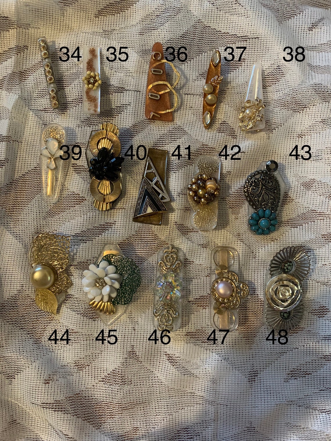 Vintage Hair Clips | Etsy