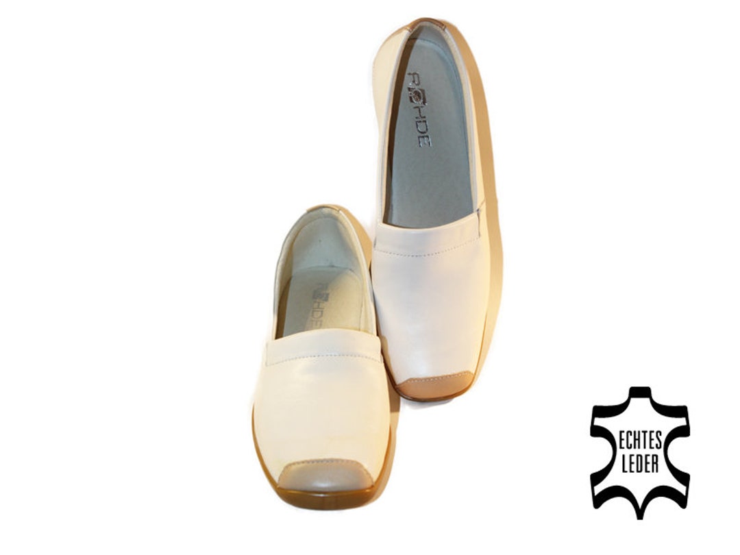 ROHDE Genuine Leather Soft Nappa Moccasin Slipper Ballerina Loafer NEW ...