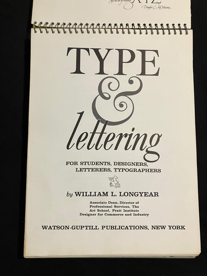 1961 Type & Lettering Book - Etsy