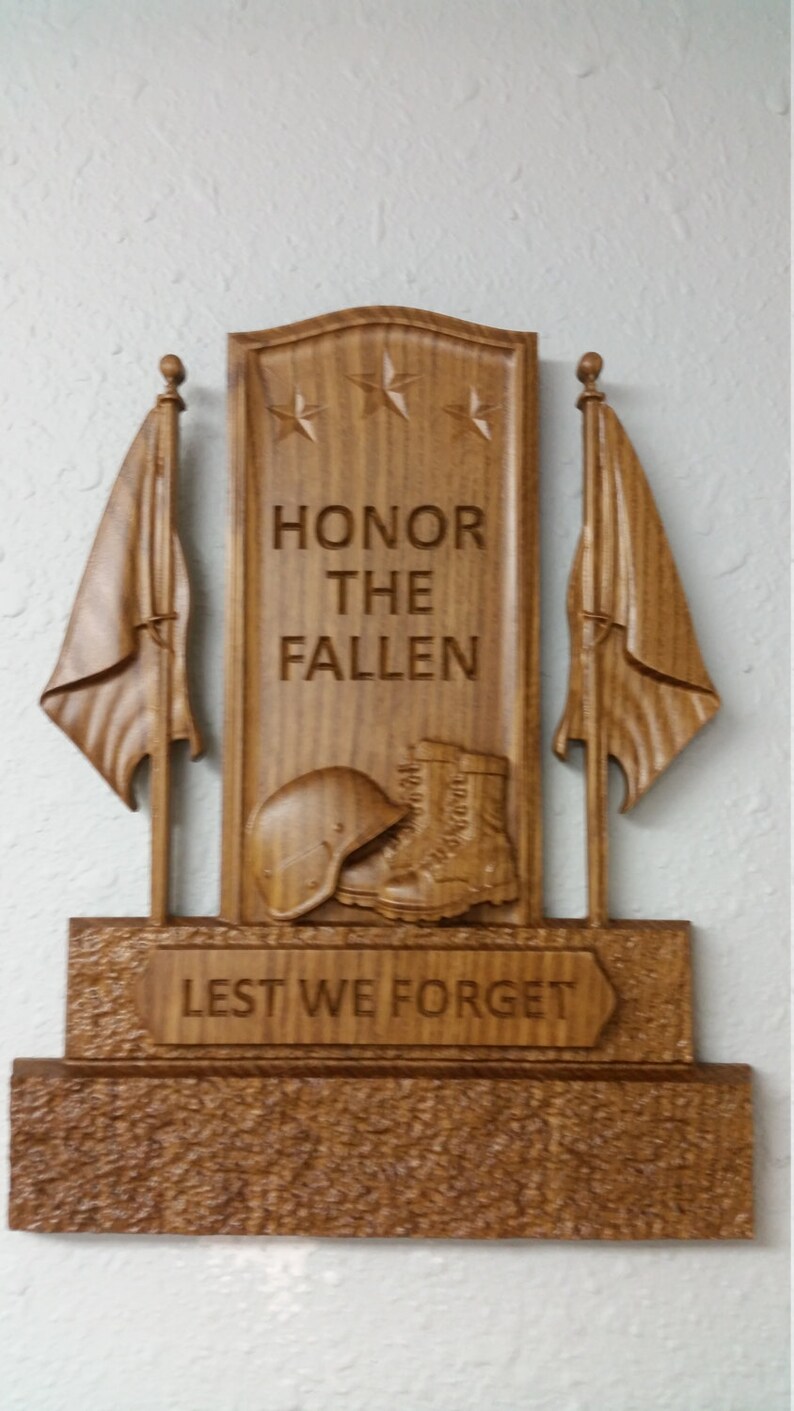 Military Wood Plaque - Etsy