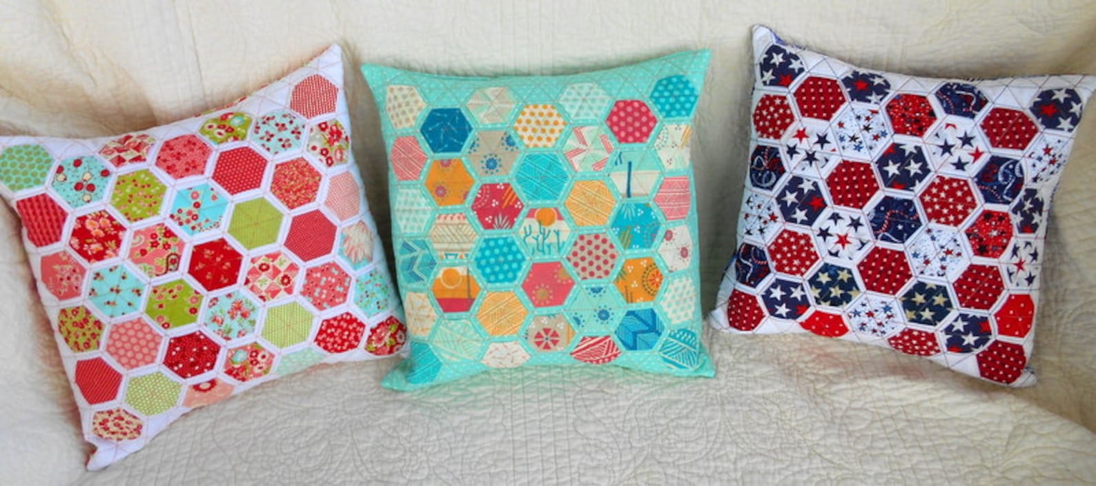 Charming Hexagon Pillow Pattern PDF - Etsy