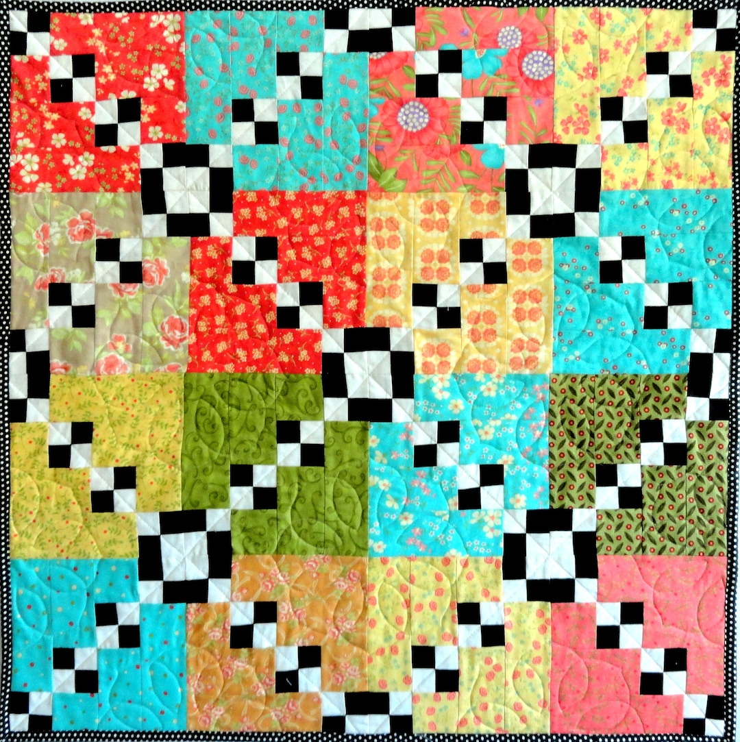 Leftovers Scrap Quilt Pattern, Jelly Roll & Layer Cake Friendly ...
