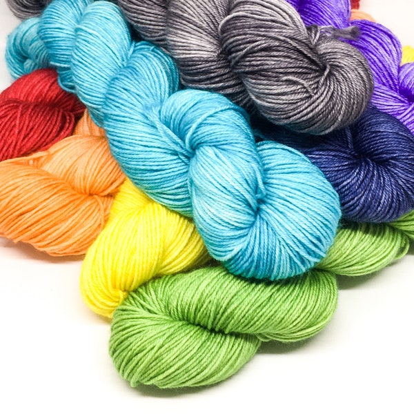 Rainbow Yarn - Etsy