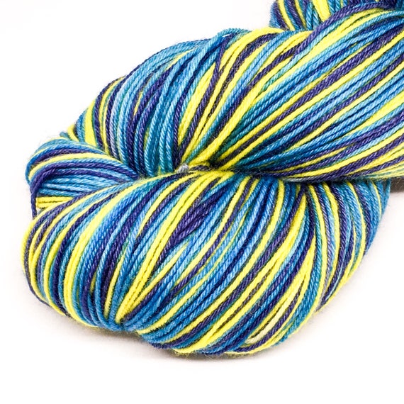 Tang Fish Yarn 100g Self Striping Sock Yarn 4 Ply Hand Dyed - Etsy