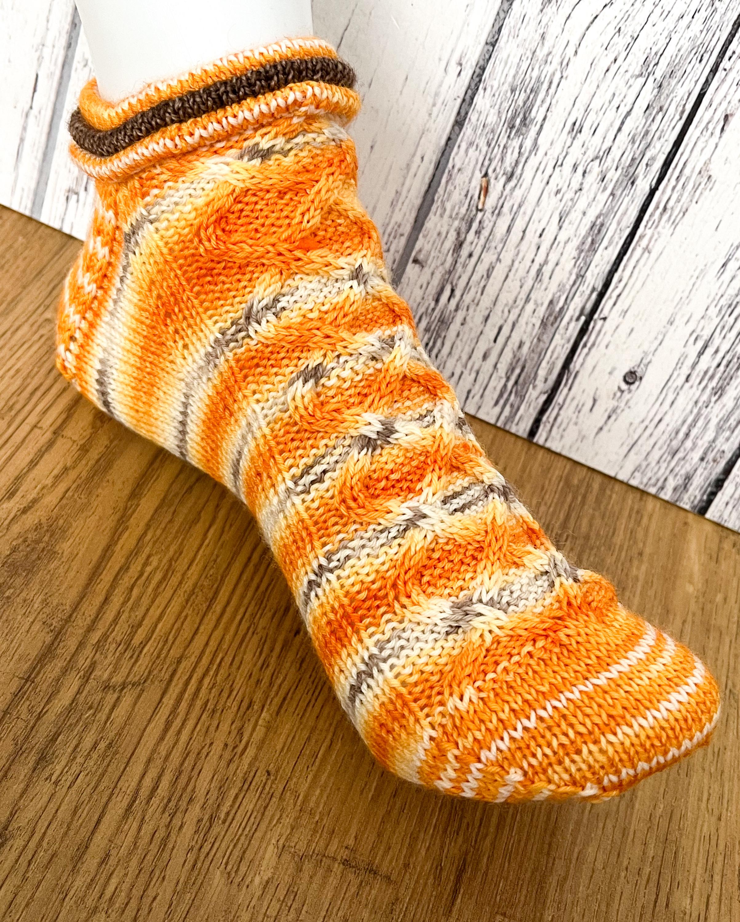 Pie Lattice Sock Pattern, PDF Download, Cabled Sock Pattern, Knitted ...