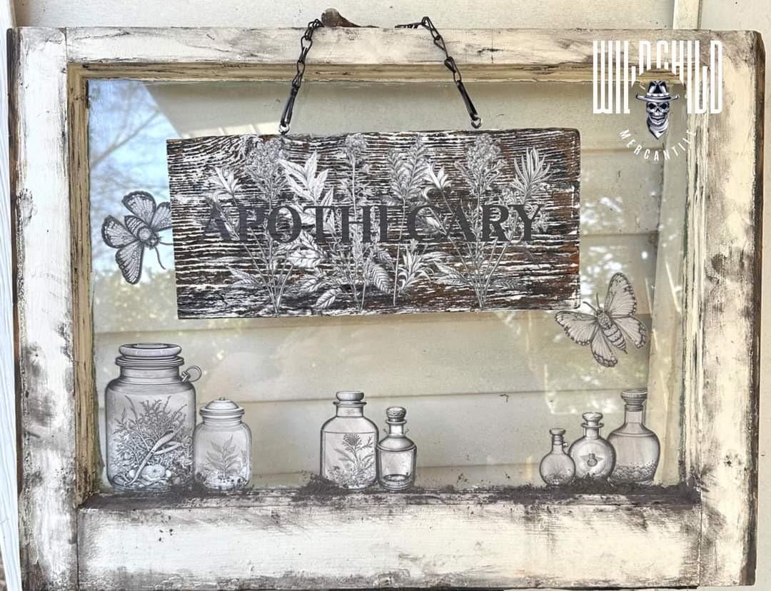 Apothecary Mini Rub-on Transfer Set - Etsy