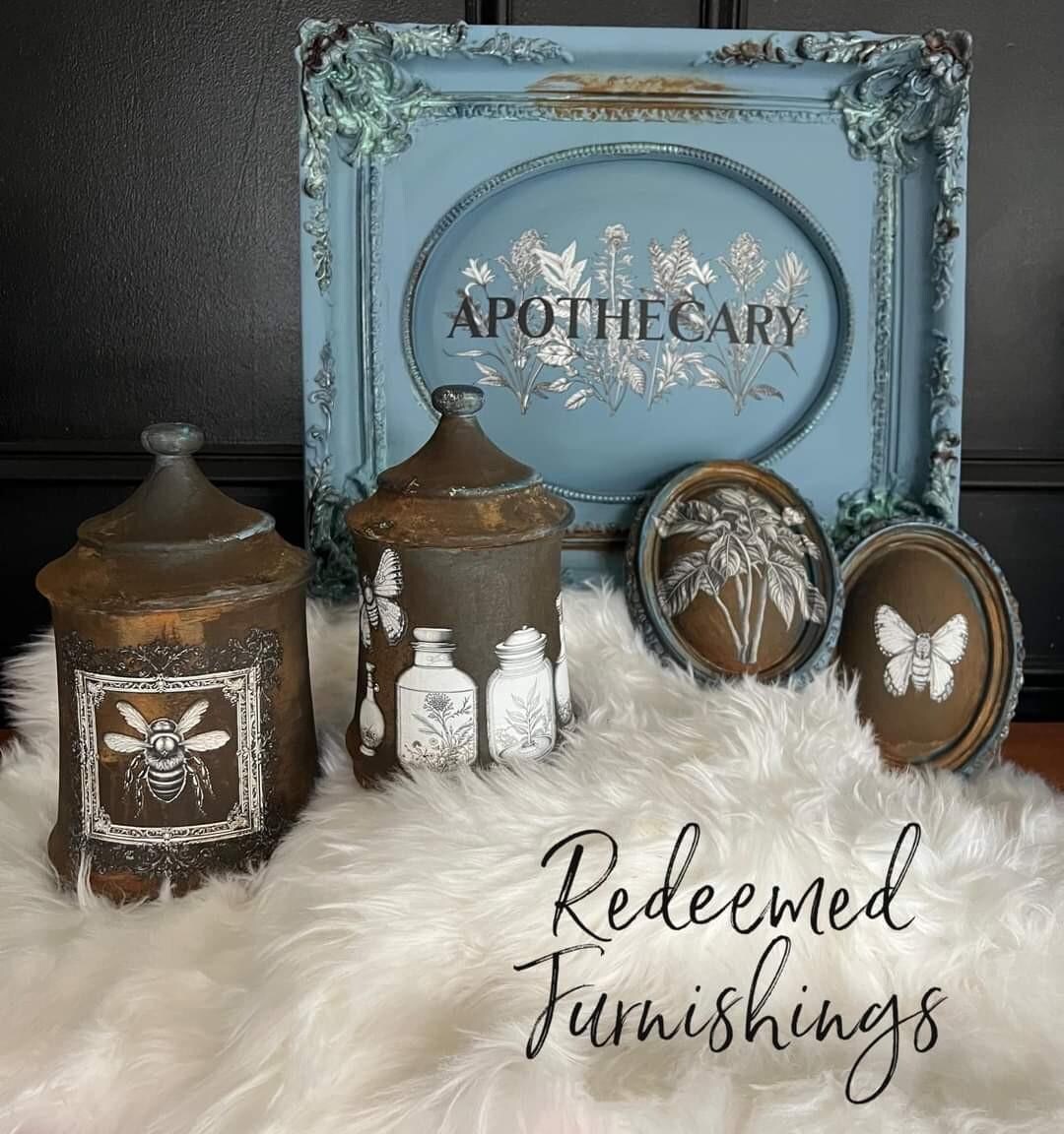 Apothecary Mini Rub-on Transfer Set - Etsy