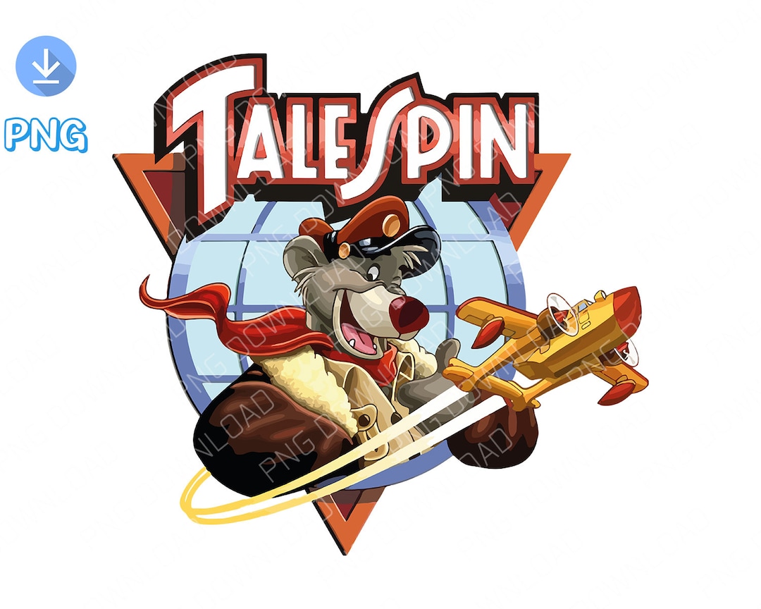 Tale Spin Posters for Sale Prints Dowload Png Black Background - Etsy
