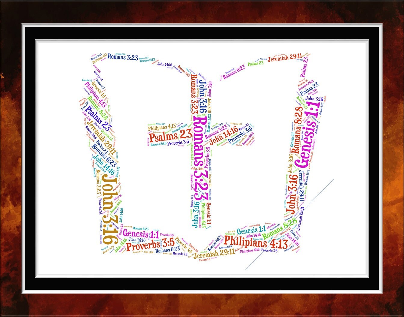 Bible Verse Word Art Open Book - Etsy