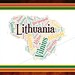 Lithuania Word Art - Etsy