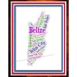 The Word Belize - Etsy