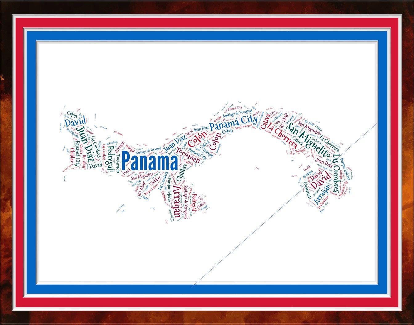 Panama Word Art - Etsy