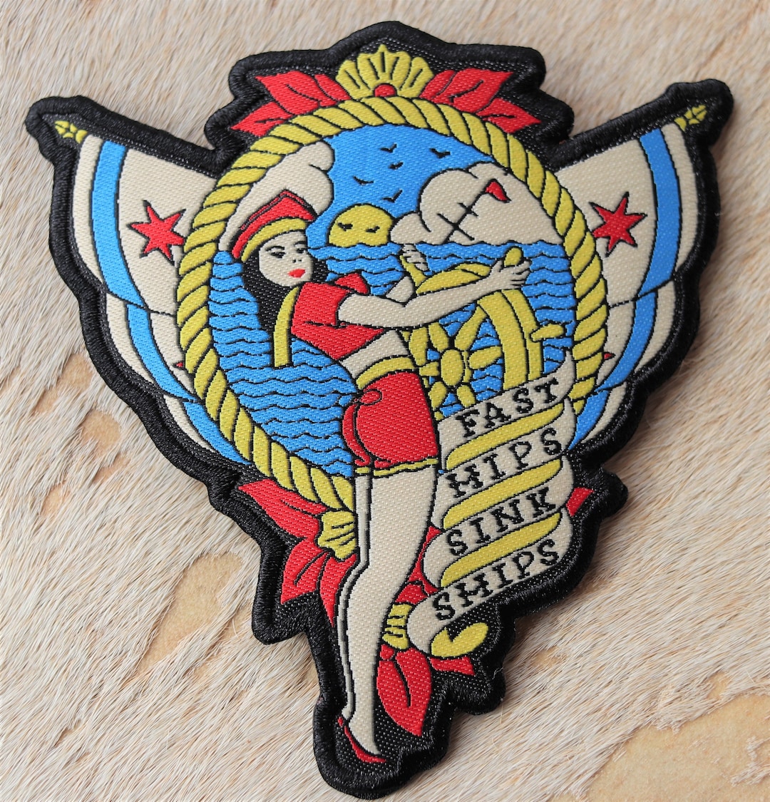 Fast Hips Sink Ships Patch - Etsy