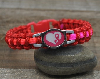 Relay for Life Paracord Bracelet Purple Ribbon Cancer Awareness ...