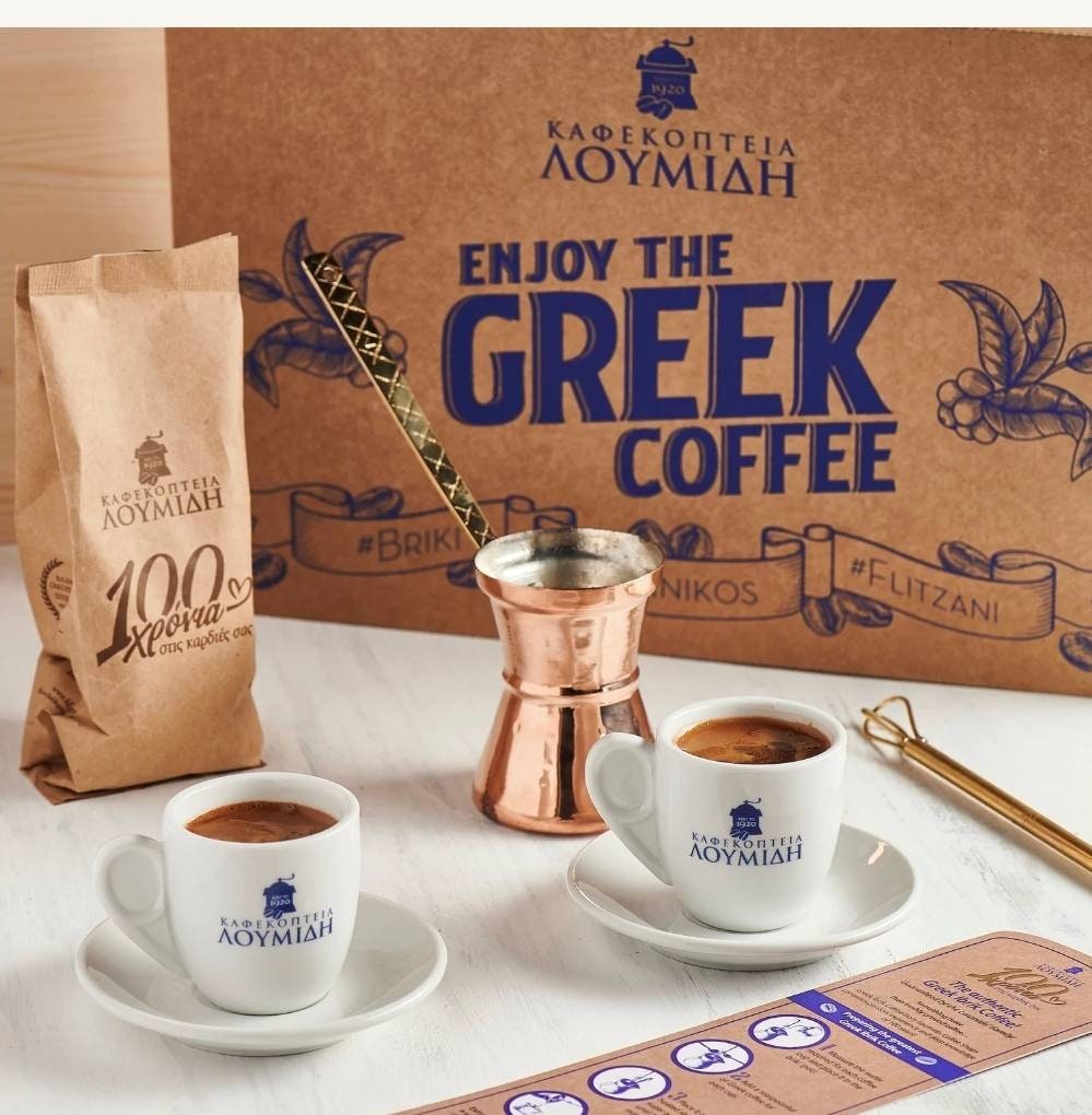 Greek Coffee Cup Set Loumidis Classic Lumidis - Etsy Canada