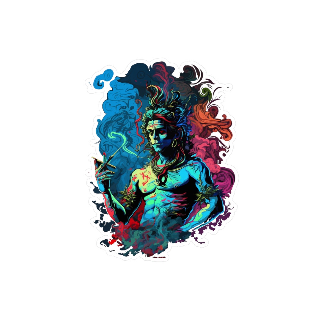 Hindu Religious Stickers, Indian Gods Decals for Laptop Car Phone ...