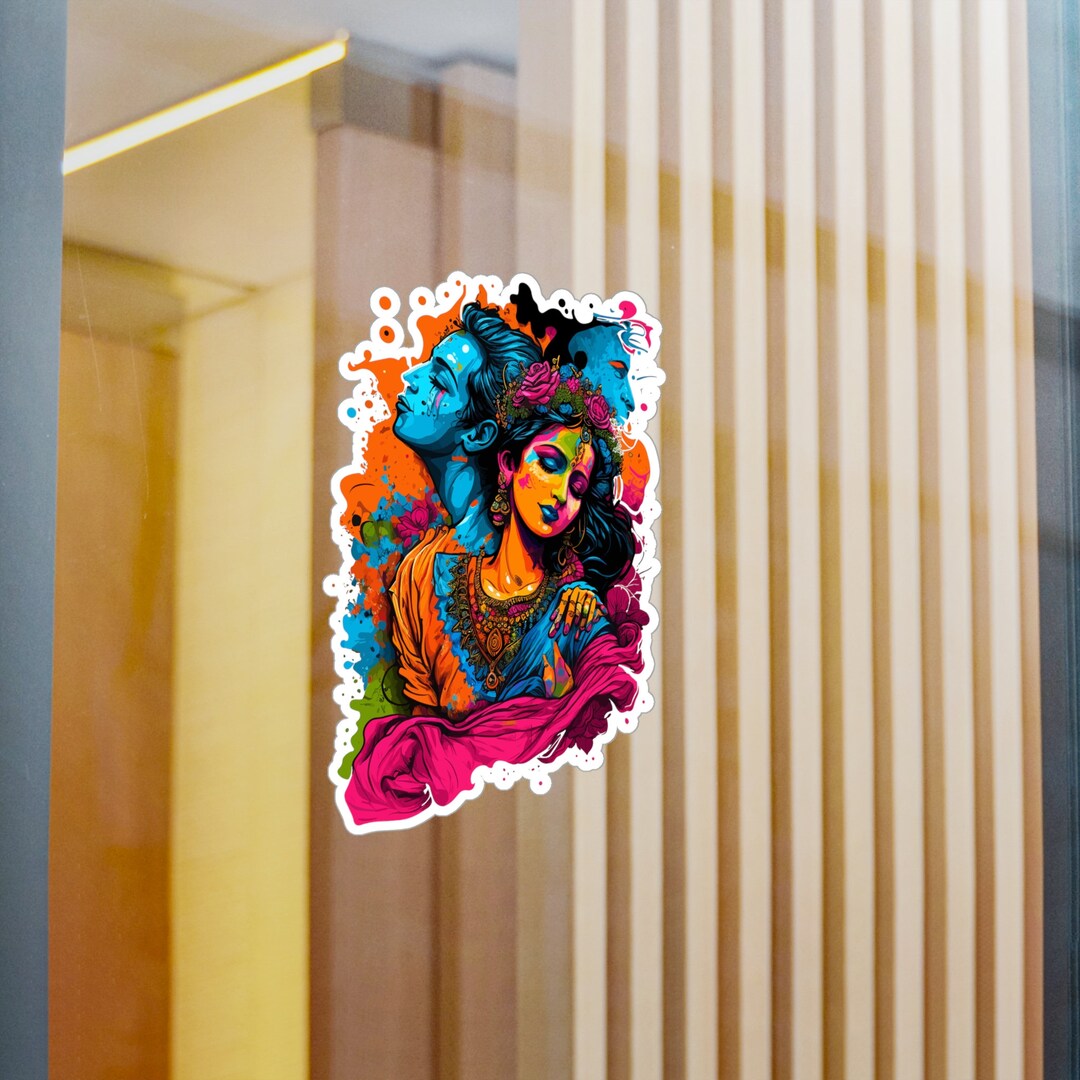 Hindu Religious Stickers, Indian Gods Decals for Laptop Car Phone ...