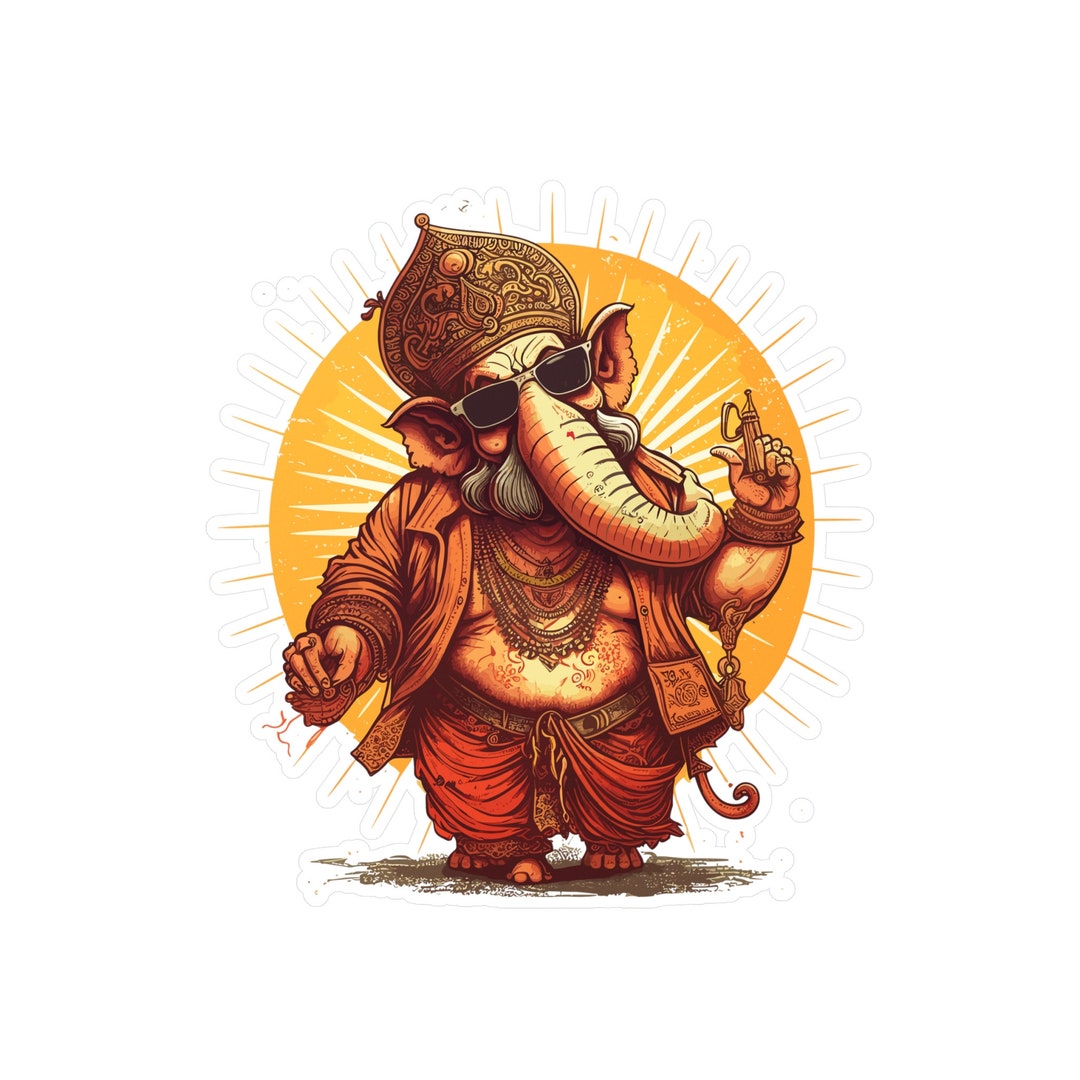 Hindu Religious Stickers, Indian Gods Decals for Laptop Car Phone ...
