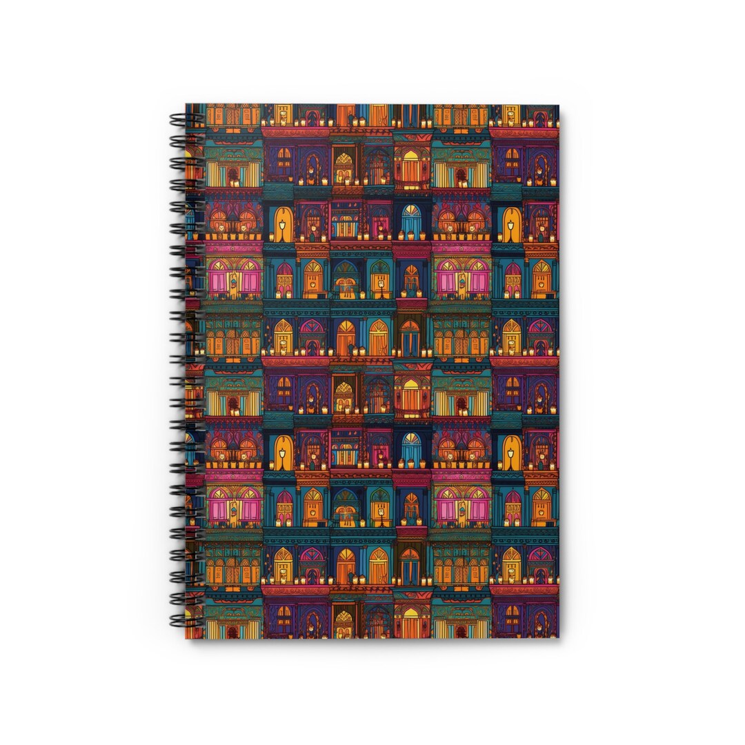 Desi Inspired Haveli Graphics Notebook South Asian Journal - Etsy