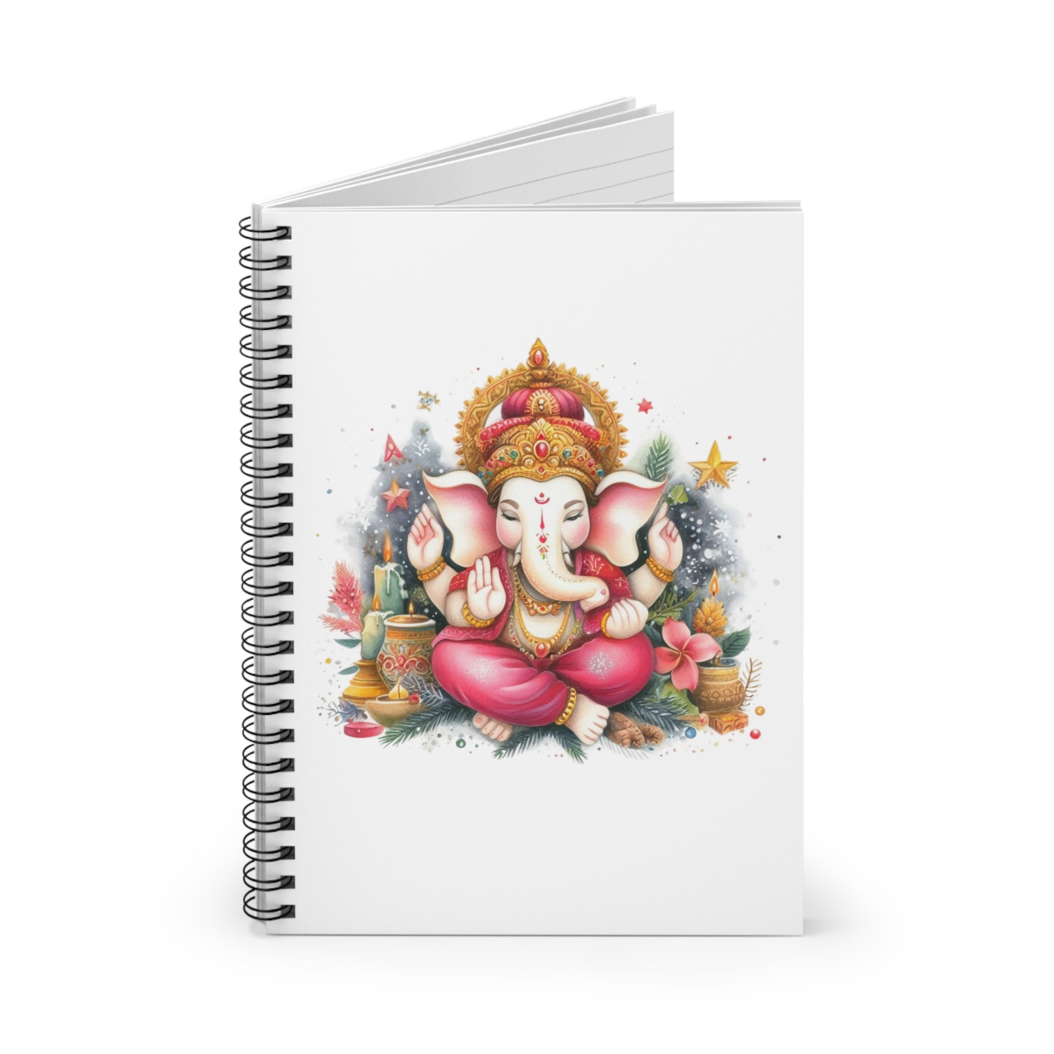 Colorful Ganesha Ganpati Indian Notebook, Religious Journal, South ...