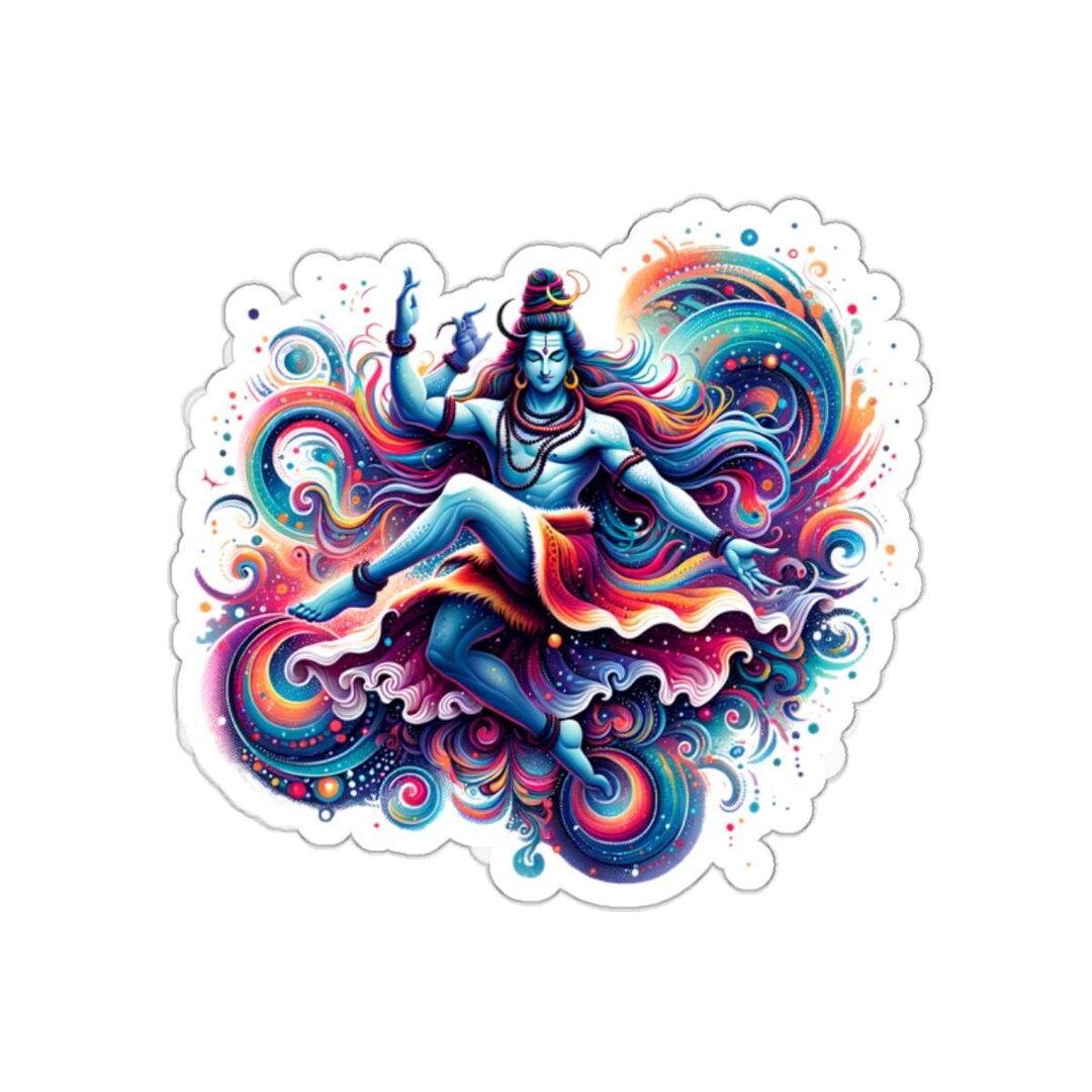 Hindu Religious God Goddess Stickers, South Asian Gift Kiss-cut ...